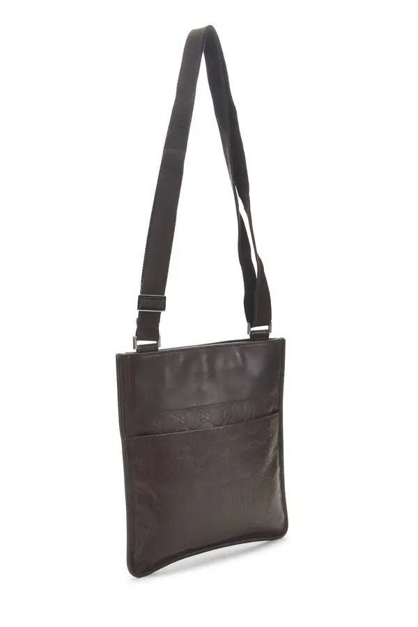 Gucci Ssima Zip Pocket Flat Messenger