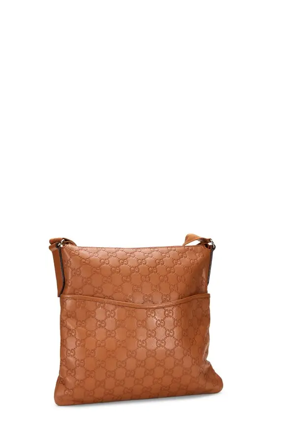 Gucci Orange Ssima Pocket Messenger