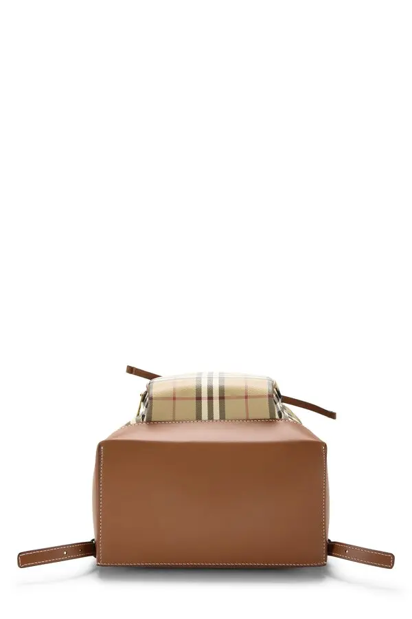 Burberry Coated Vintage Check Backpack