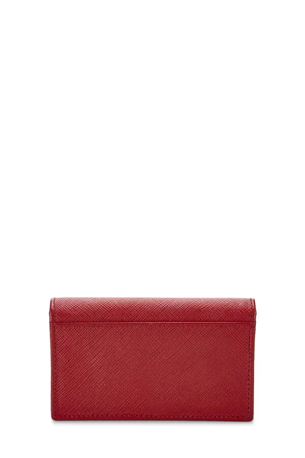 Prada Saffiano Bow Card Case