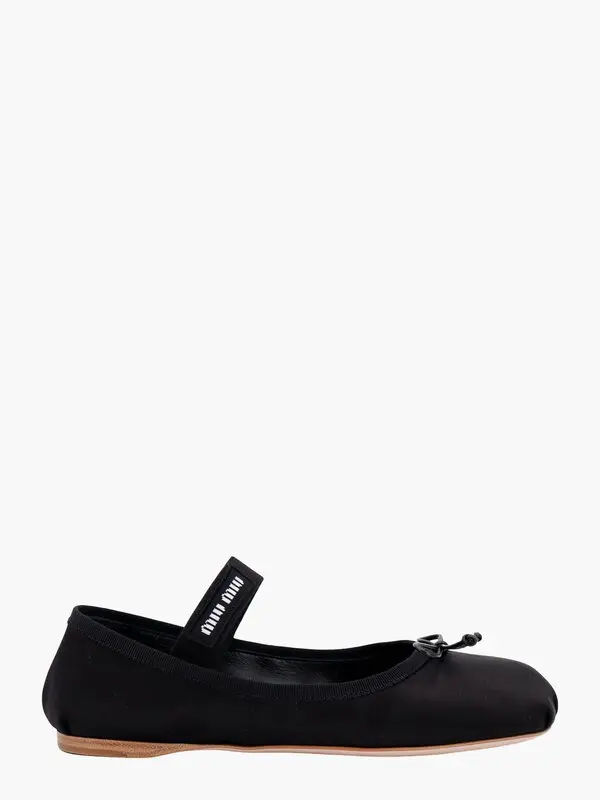 Miu Miu Satin Ballet Flats - Multicolor