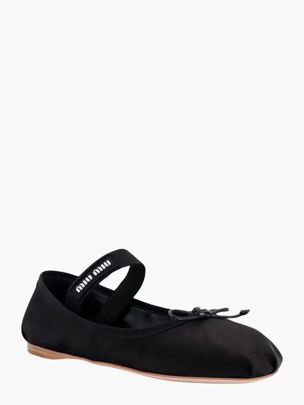 Miu Miu Satin Ballet Flats - Multicolor