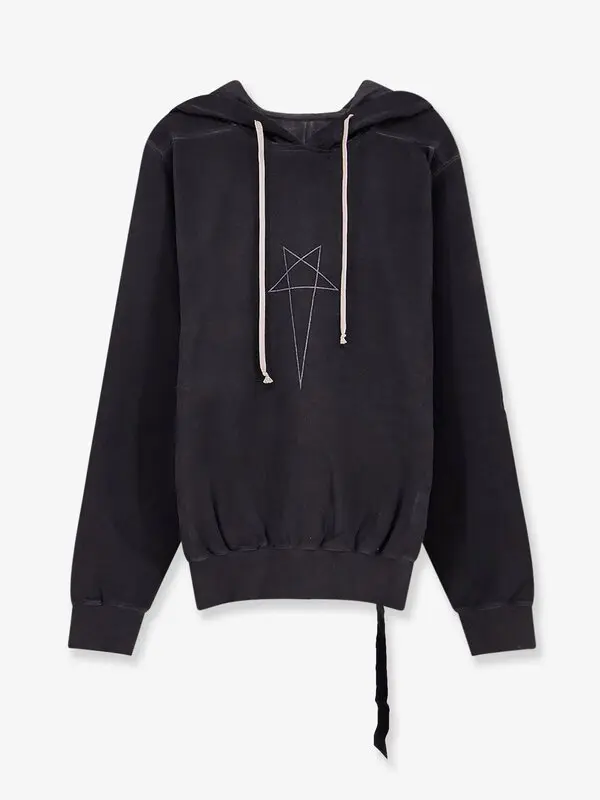 Rick Owens Oversized Organic Cotton Hoodie - Multicolor
