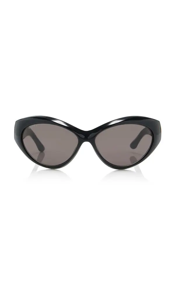 Gucci Cat-eye Acetate Sunglasses - Black