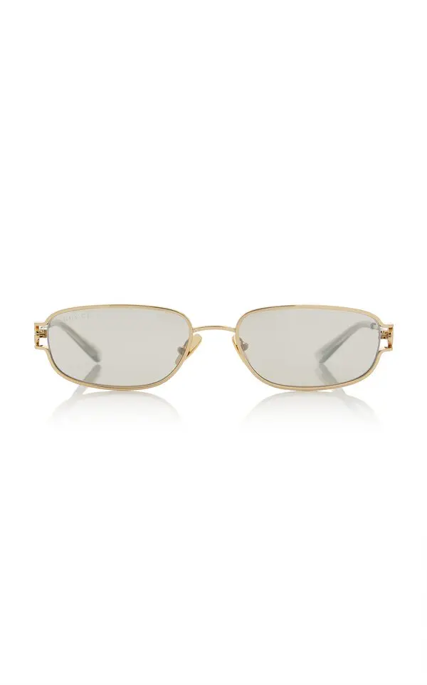 Gucci Square-frame Metal Sunglasses