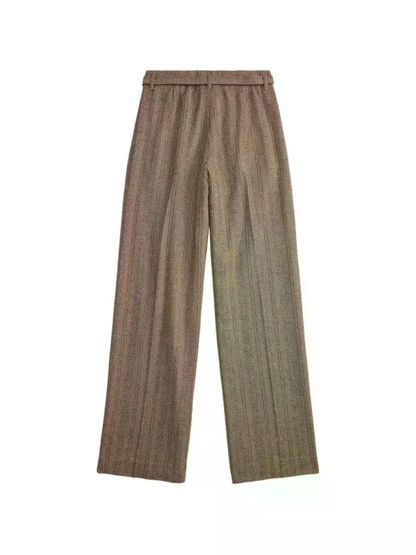 Ralph Lauren Herringbone Pleated Trousers
