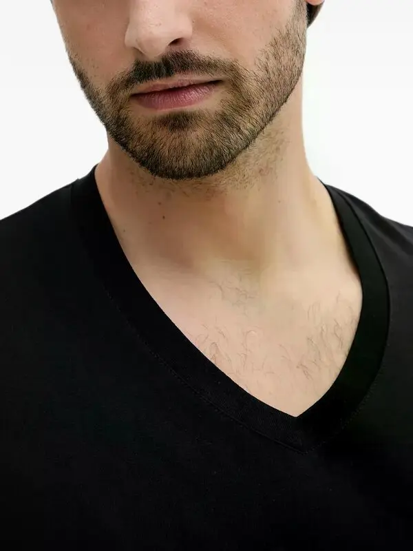 Armani Exchange Logo-print V-neck T-shirt