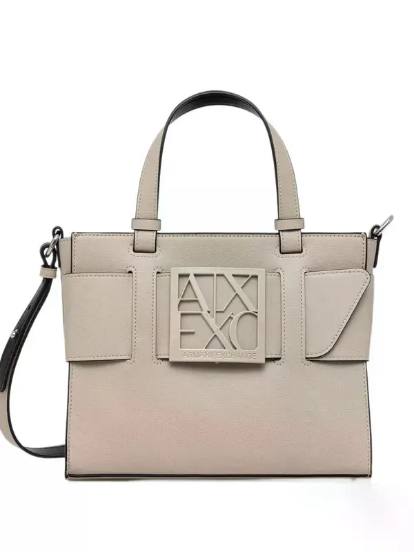 Armani Exchange Logo-plaque Tote Bag