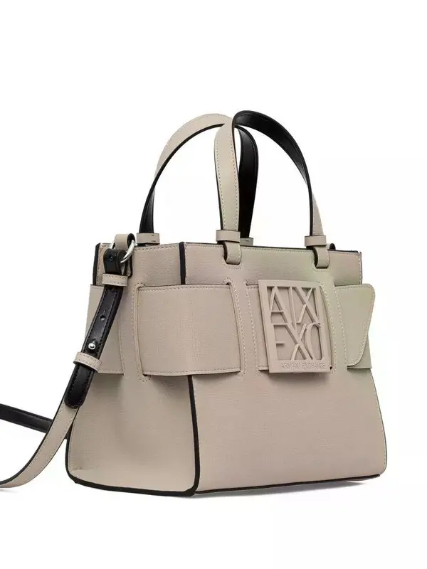 Armani Exchange Logo-plaque Tote Bag