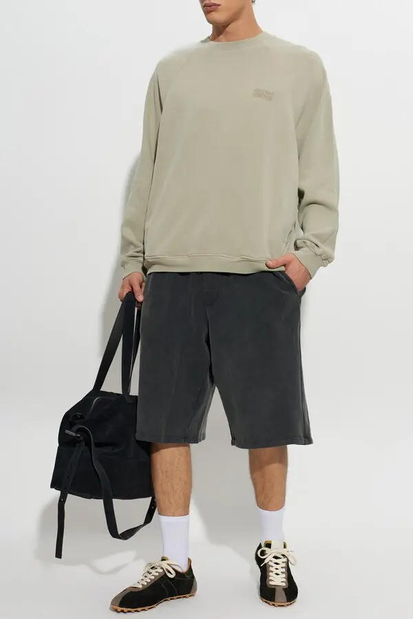 American Vintage Sweat Shorts With Logo Pocket