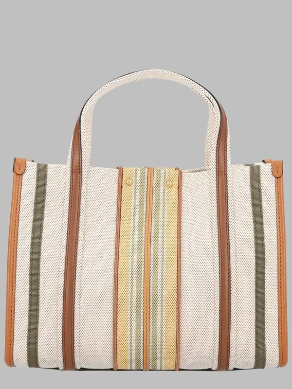 Chloé Borsa Tote Woody Loop - Cream