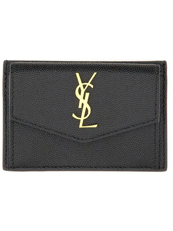 Saint Laurent Portacarte Uptown - Black