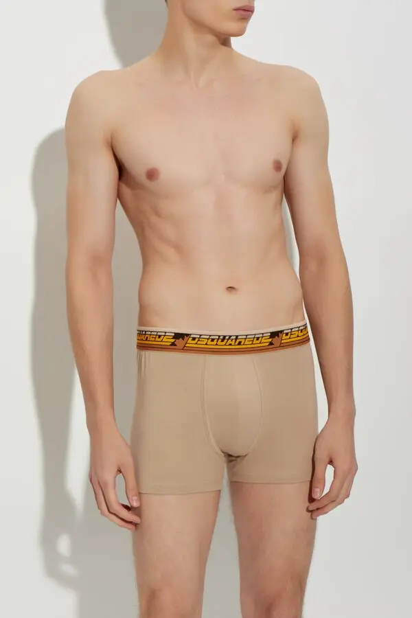 Dsquared2 Logo Boxer Briefs - Beige