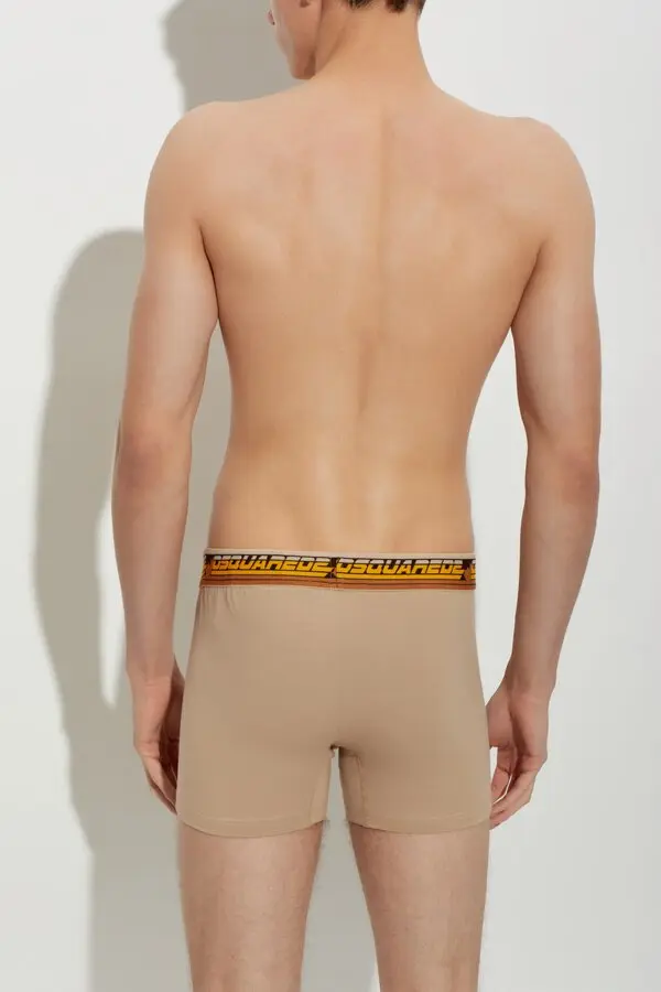 Dsquared2 Logo Boxer Briefs - Beige