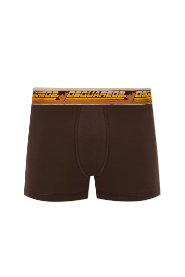 Dsquared2 Logo Boxer Briefs - Brown