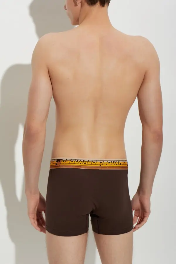 Dsquared2 Logo Boxer Briefs - Brown