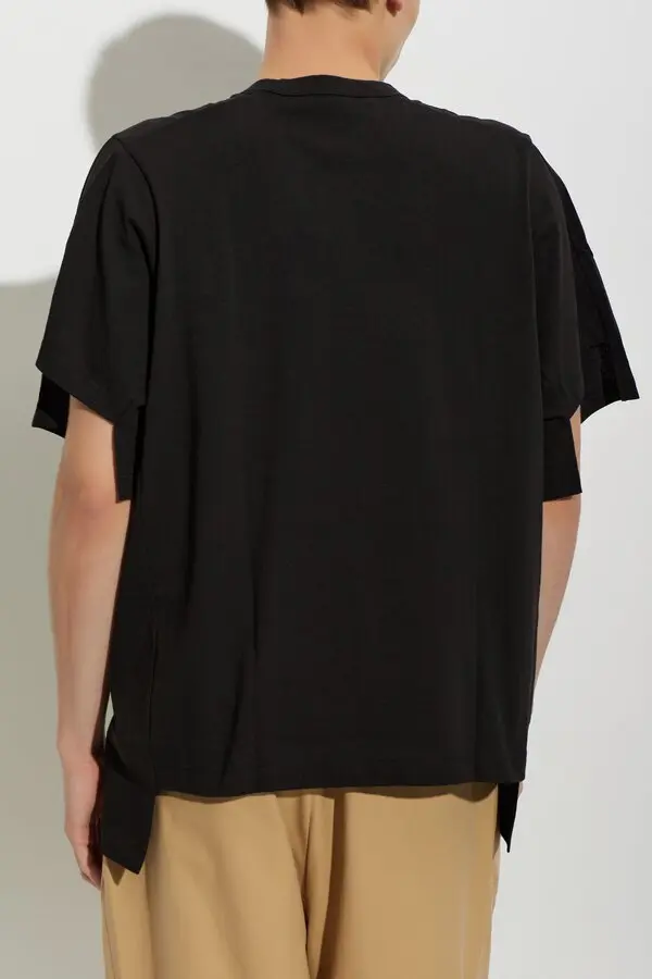 Comme Des Garçons Asymmetric Cotton T-shirt