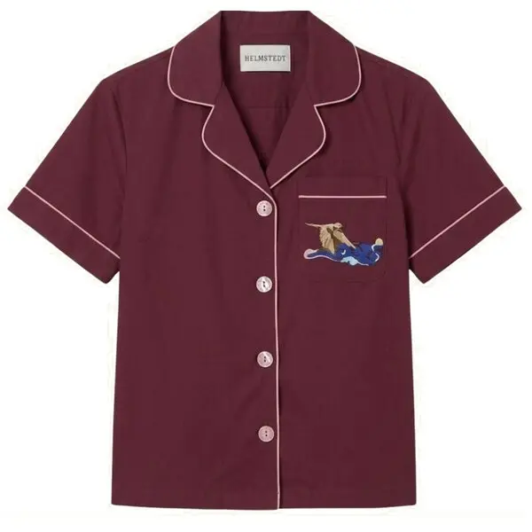 HELMSTEDT Fiona Shirt- Burgundy Red - Purple/red