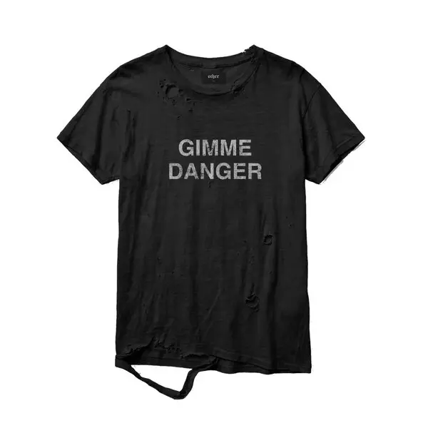 OTHER UK Gimmie Danger Thrasher T-shirt Aged - Black