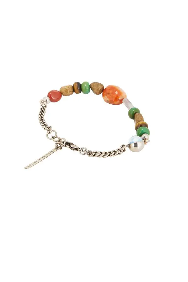 Dries Van Noten Handmade Combination Of Natural Stones Bracelet - Multi