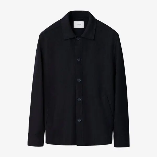 Allen Edmonds Eaton Eton Boiled Wool Shirt Jacket