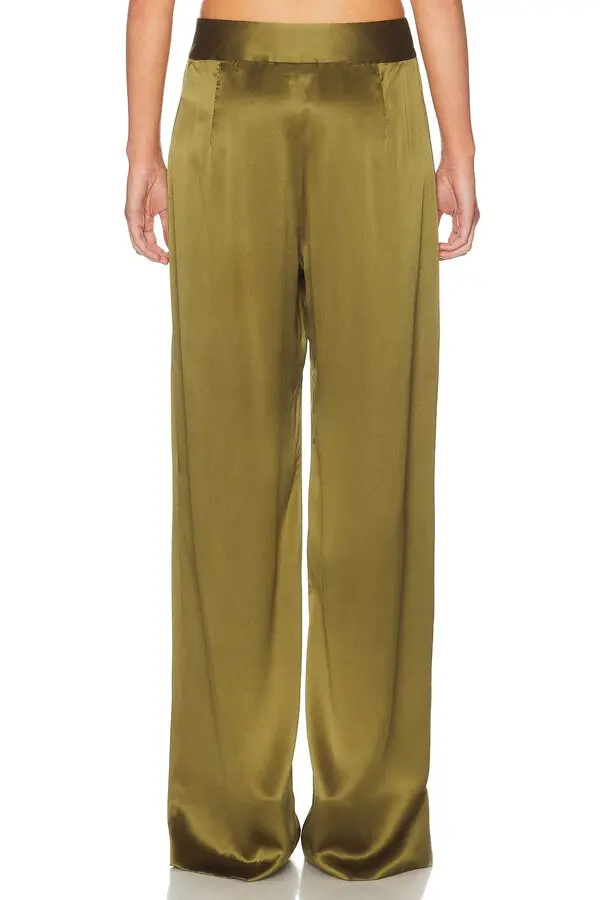 THE SEI Relaxed Trouser In Green