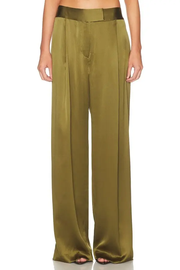 THE SEI Relaxed Trouser - Olive