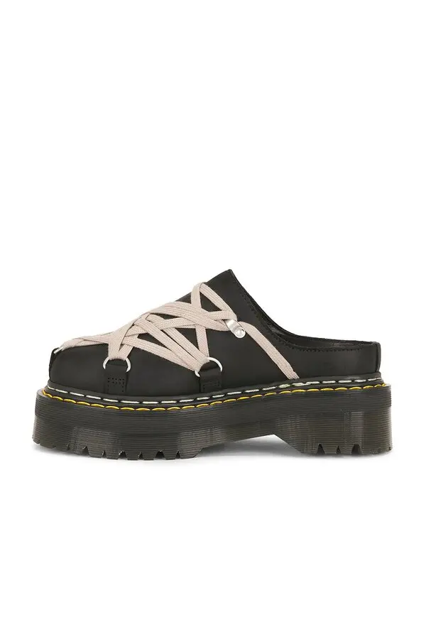 Rick Owens X Dr. Martens Quad Sole Megalace Mule