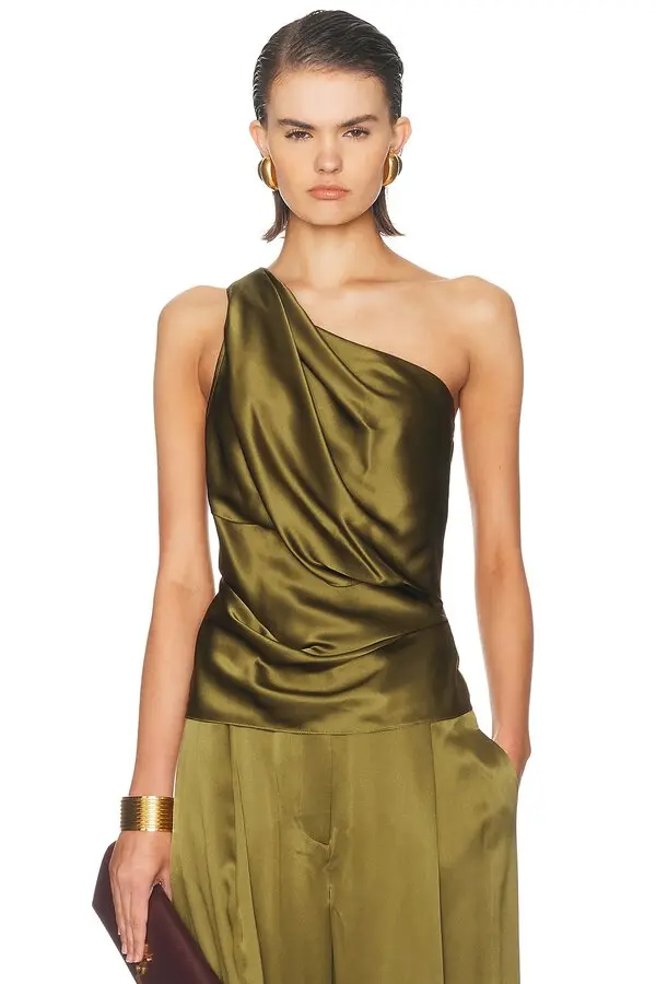 THE SEI For Draped One Shoulder Top