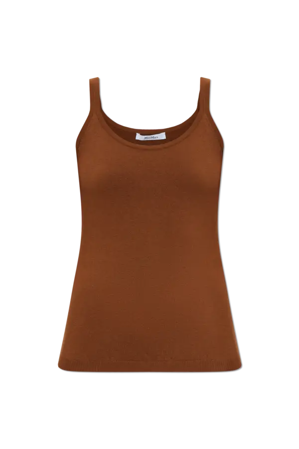 Max Mara Salvo’ Wool Top - Brown