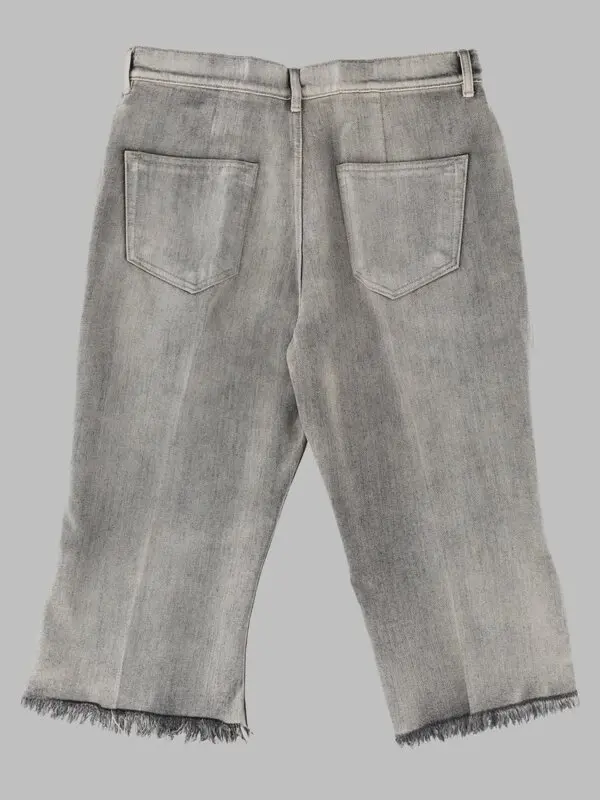 Rick Owens Jeans Bolan Cutoffs - Gray
