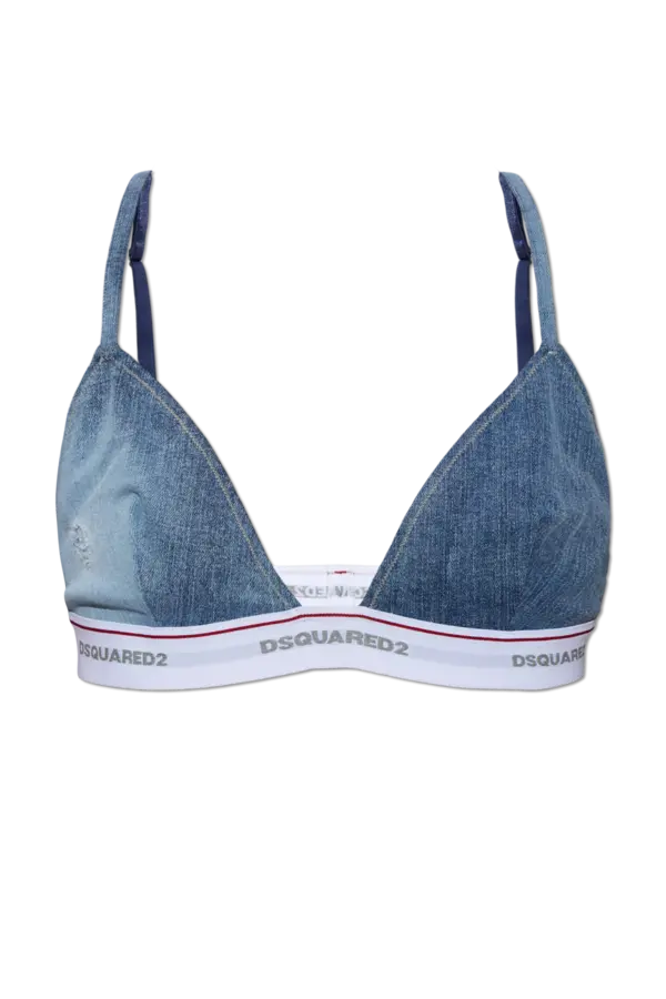 Dsquared2 Bra With Logo - Blue