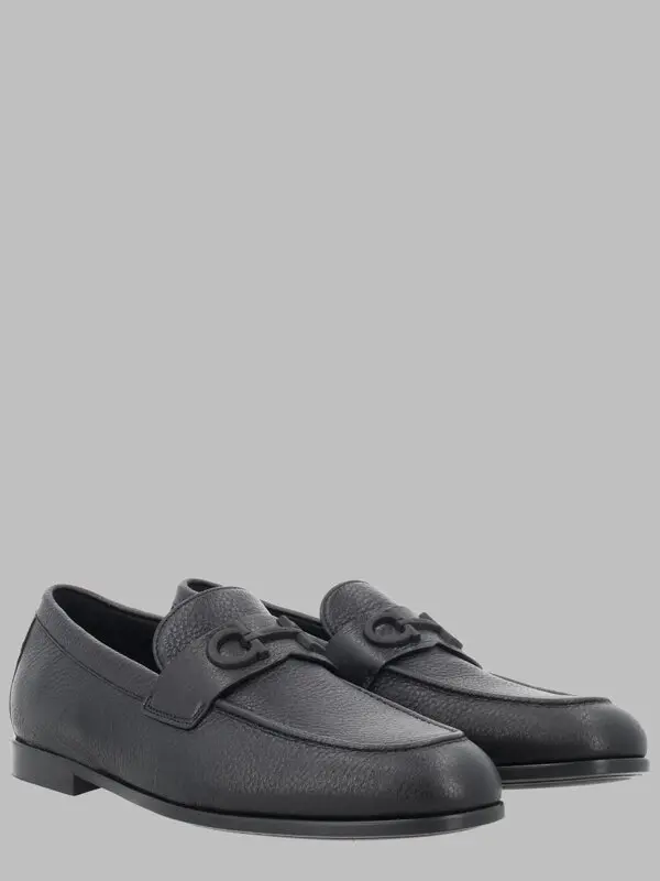 FERRAGAMO Mocassino Con Fibbia Gancini