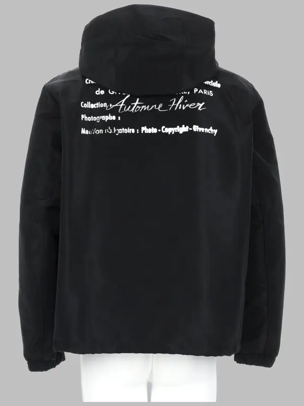 Givenchy Giacca Windbreaker Con Logo