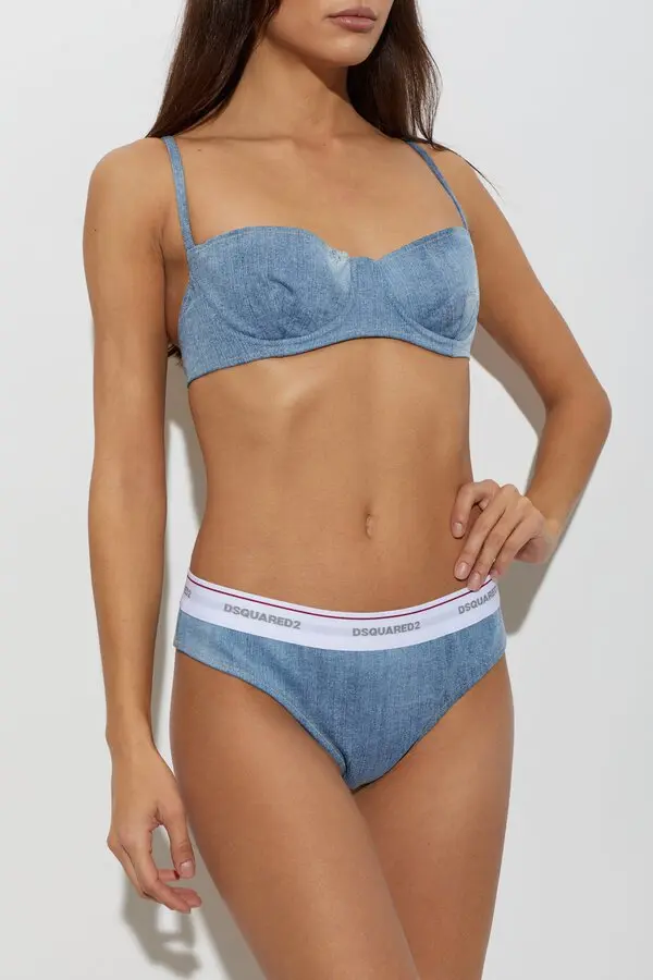 Dsquared2 Denim Bra - Blue