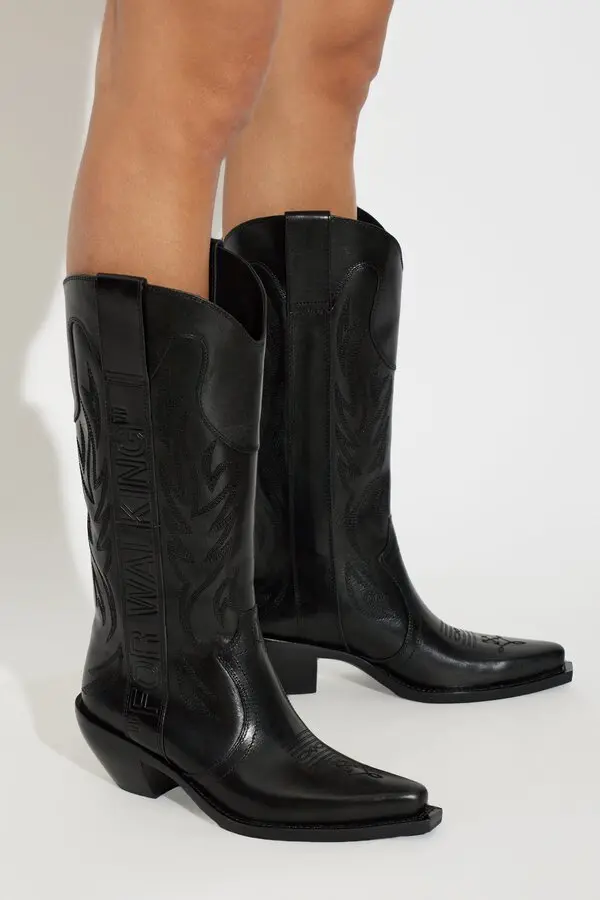 Off-White Santiag High’ Heeled Knee-high Boots