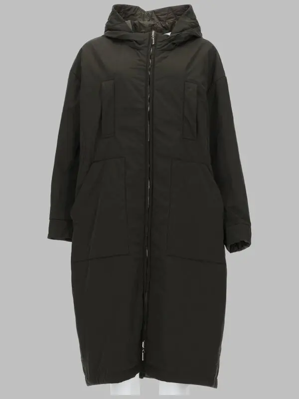 Max Mara Parka Imbottito Reversibile Bosco