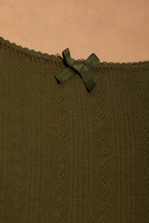 MAISON MARGIELA Long-sleeved Lingerie Top