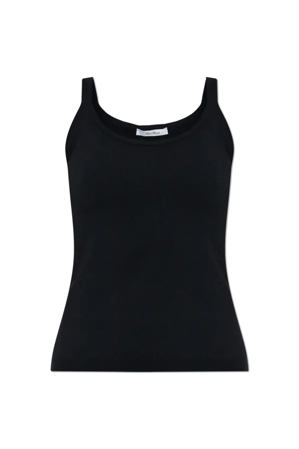 Max Mara Wool Vest ‘salvo - Black