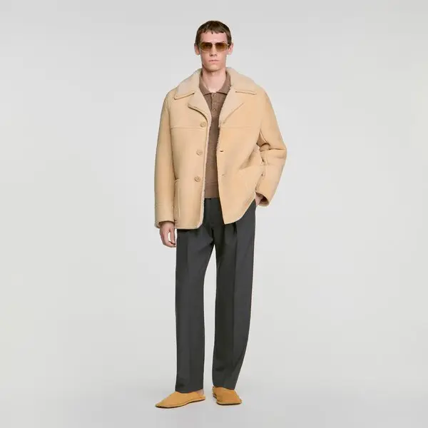 Sandro Shearling Jacket