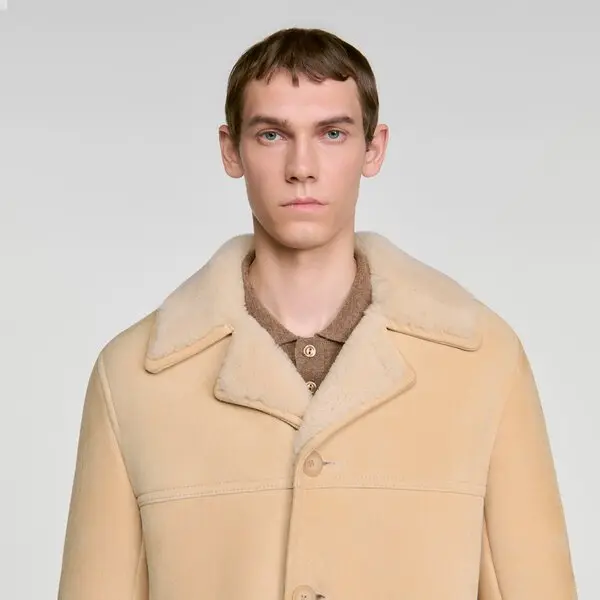 Sandro Shearling Jacket
