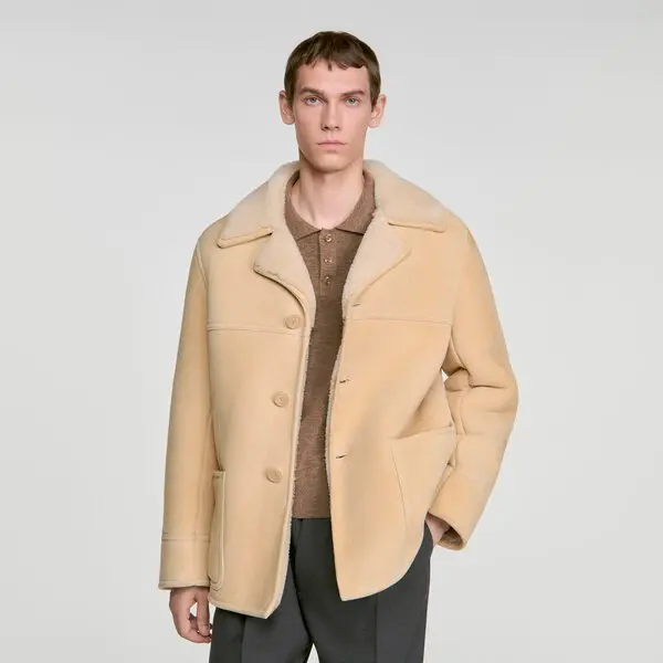 Sandro Shearling Jacket