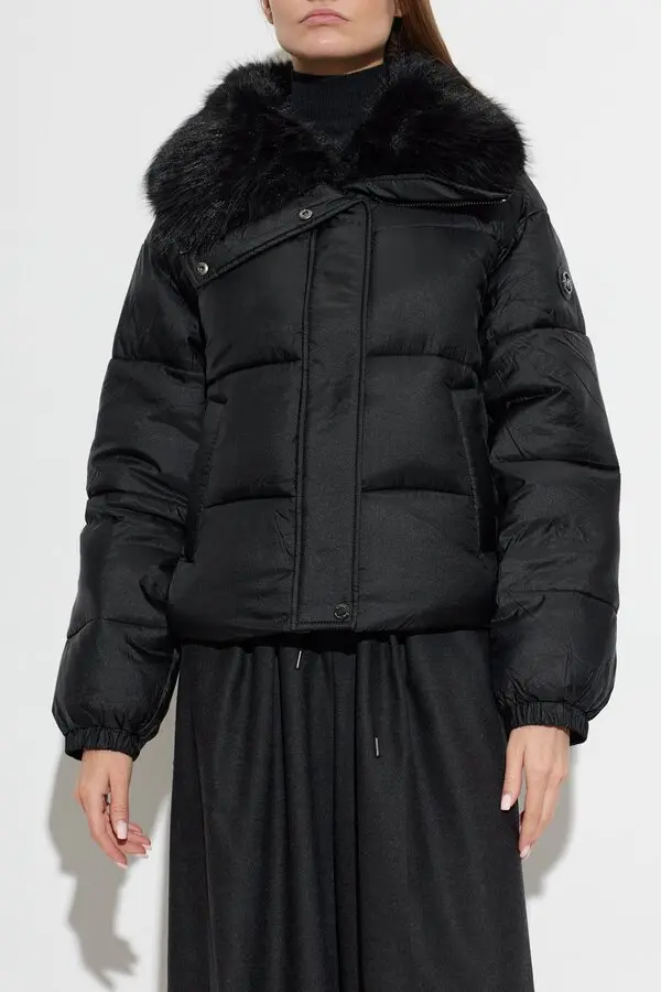 Michael Kors Padded Jacket With Faux Fur