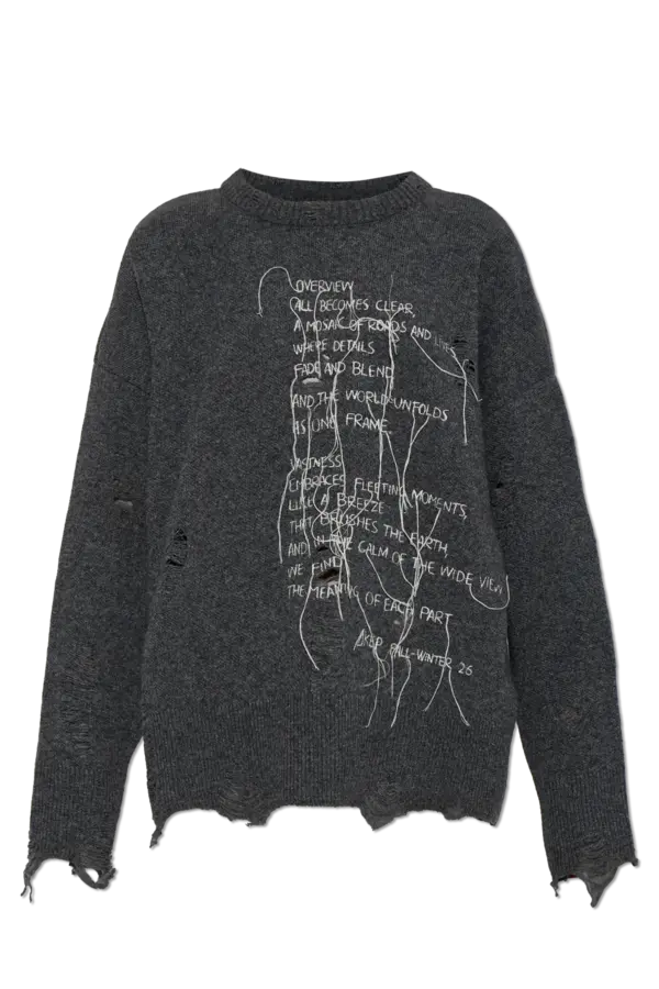 AKEP Sweater With A Vintage Effect