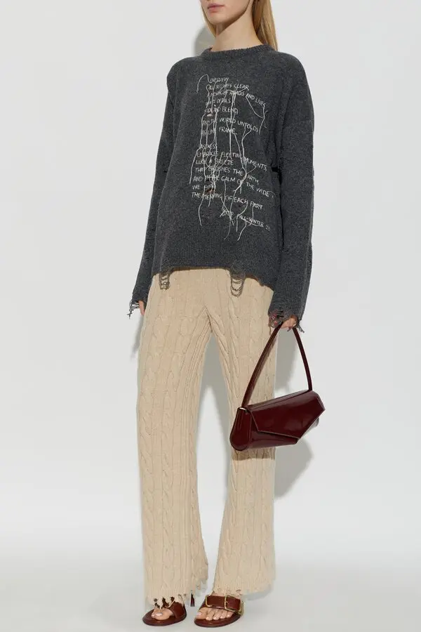 AKEP Sweater With A Vintage Effect