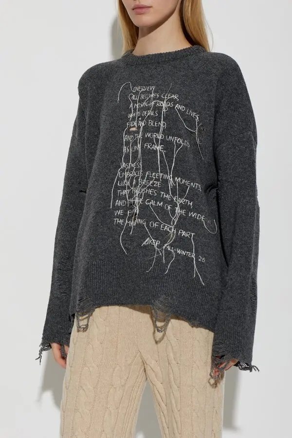 AKEP Sweater With A Vintage Effect
