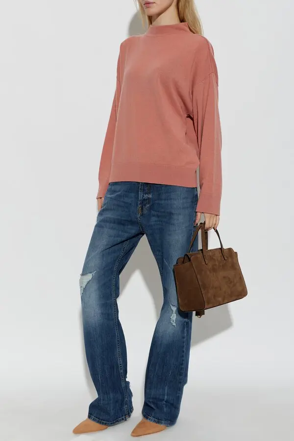 AKEP Wool Sweater With Back Cut-out