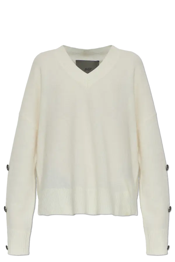 AKEP Sweater With Buttons On The Sleeves