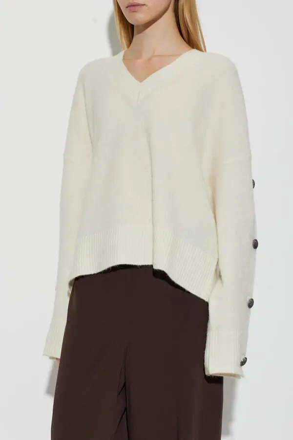 AKEP Sweater With Buttons On The Sleeves
