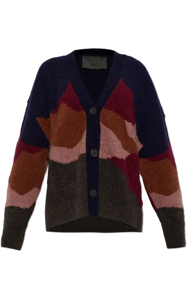 AKEP V-neck Cardigan - Multicolour